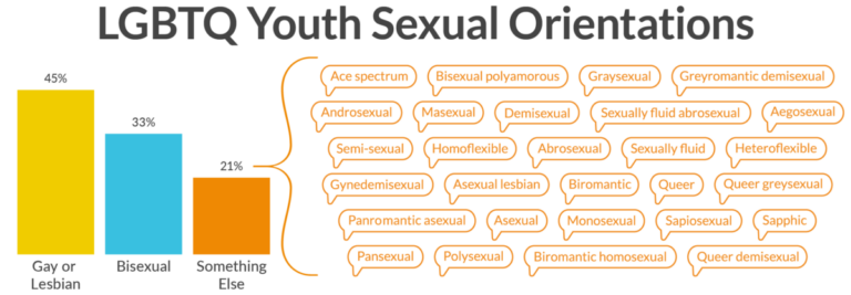 Sexual Orientation Diversity Among LGBTQ+ Young People