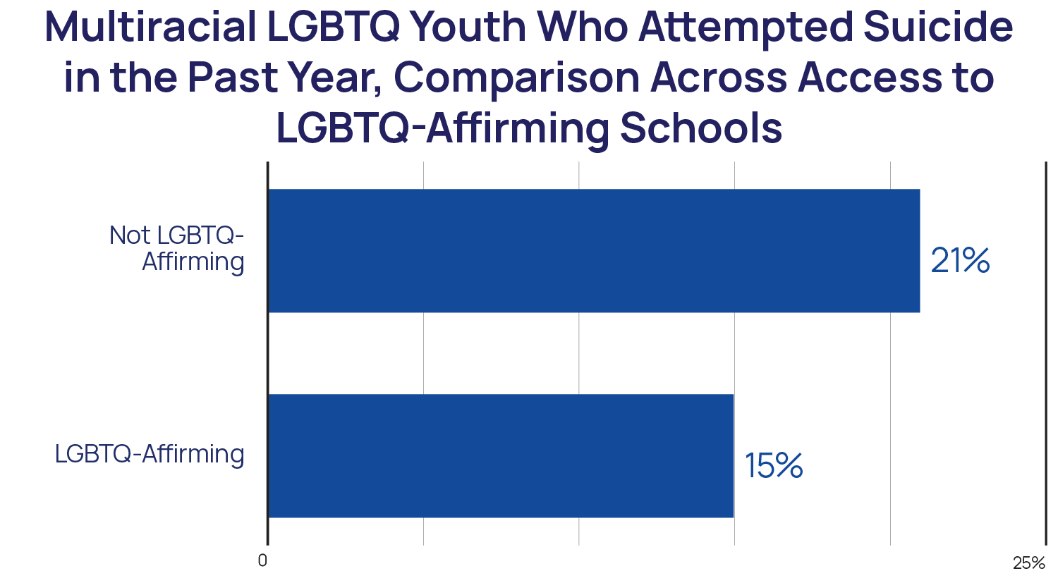 The Mental Health & Well-Being of Multiracial LGBTQ+ Youth