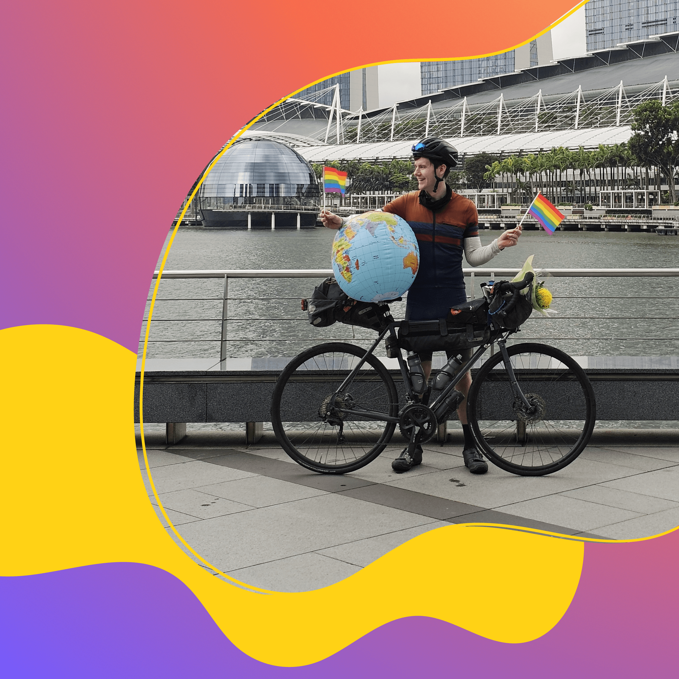 Andrew Mortensen, Biking Across the World for Trevor | The Trevor Project